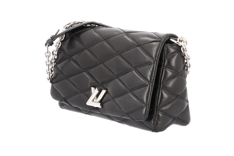 Louis Vuitton GO-14 MM Leder Schwarz M50298