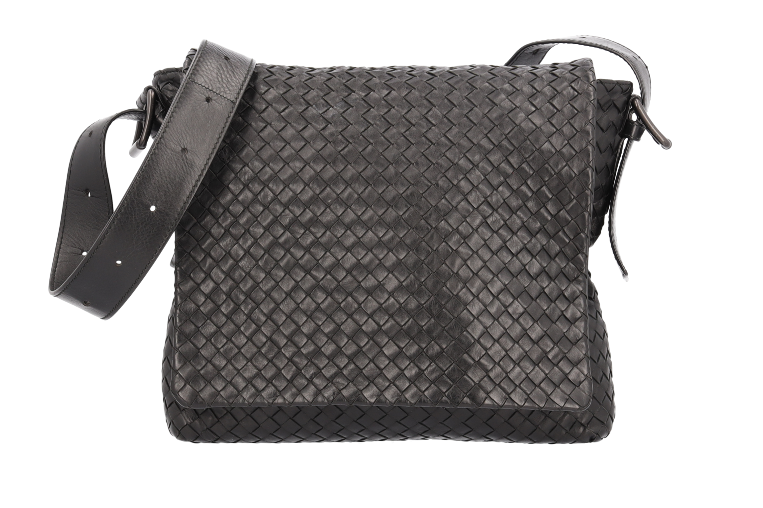 Bottega Veneta Tasche Schwarz Intrecciato Nappa-Leder