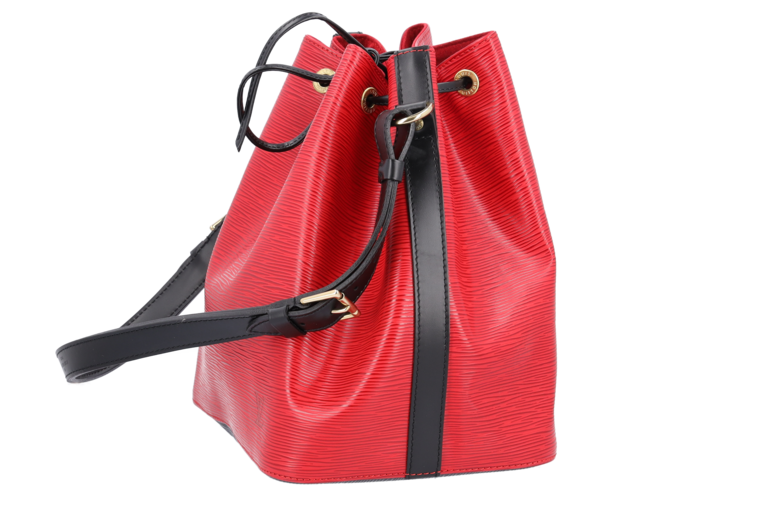 Louis Vuitton Petit Sac Noe mehrfarbig Rot-Schwarz Epi mit D-Ring M44172