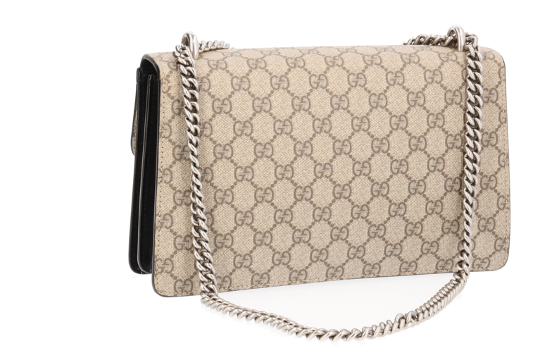 Gucci kleine Dionysus Guccissima Supreme Canvas Tasche mit Schwarz 400249