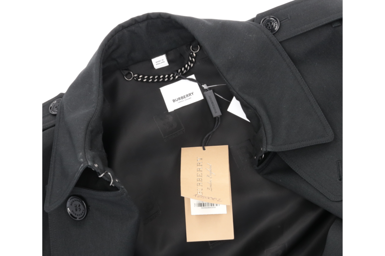 Burberry Harbourne Trench Coat Schwarz Gr. 36 (8UK)