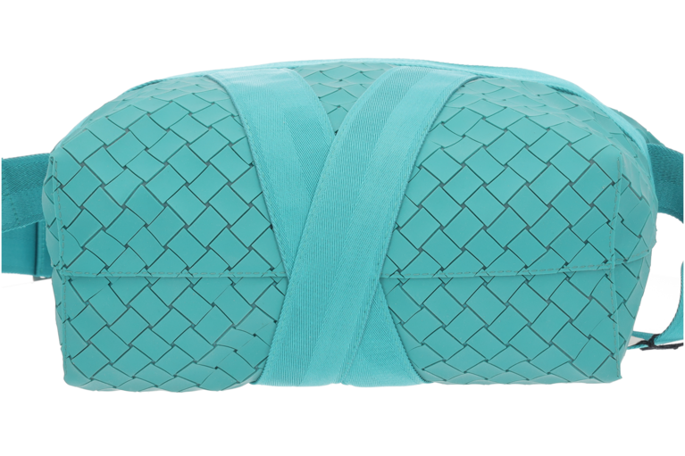 Bottega Veneta Rubber Buffer Tote Bag Blau