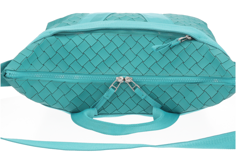 Bottega Veneta Rubber Buffer Tote Bag Blau