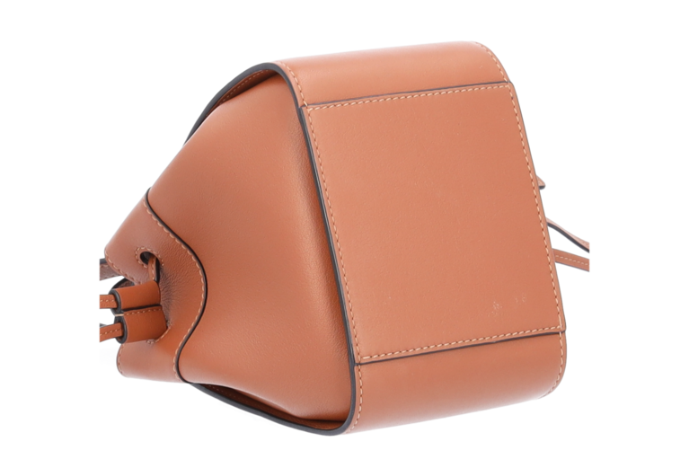 Loewe Mini Hammock Drawstring Tan Two Way Tasche Leder