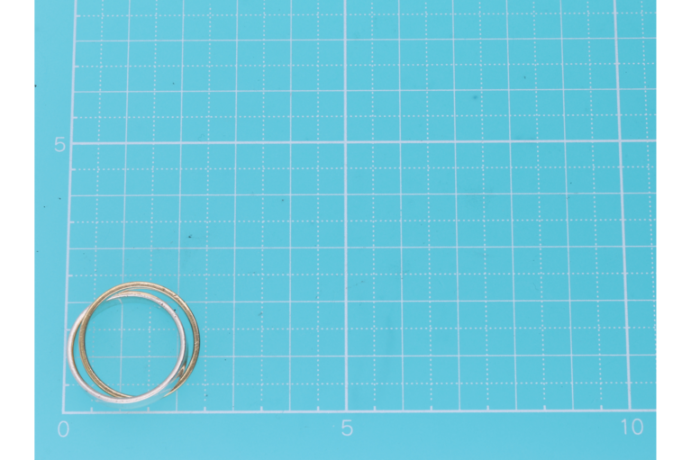 Tiffany & Co. Interlocking Ring Gold & Silber Gr. 53